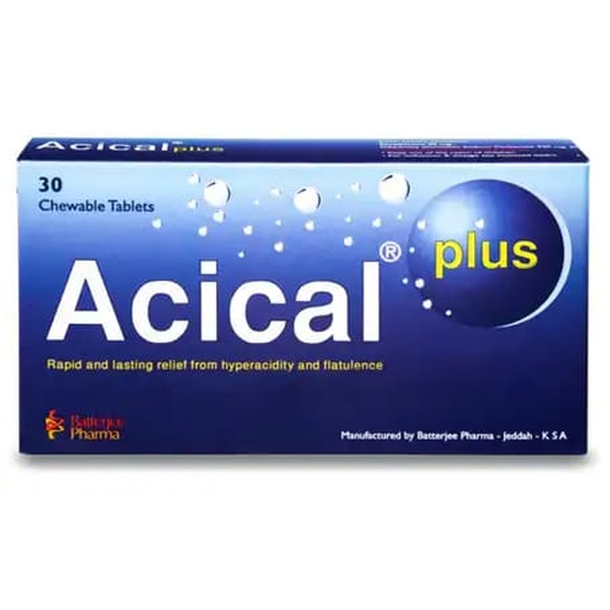 Acical Plus 30 Chewable Tablets | Whites