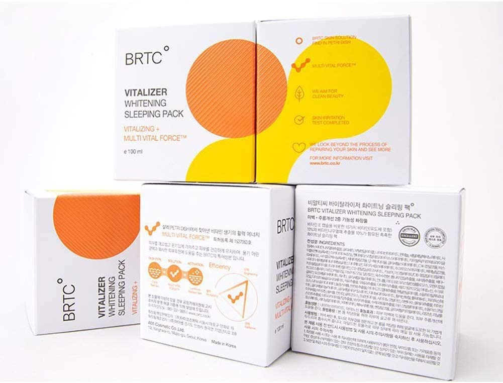 Brtc Vitalizer Sleeping Pack Brightening & Moisturizing Night Cream ...