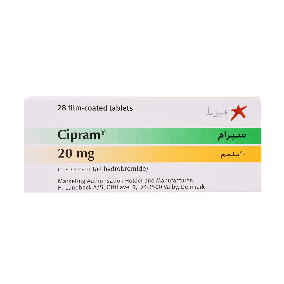Cipram 20 Mg Tablet 28Pcs | Whites