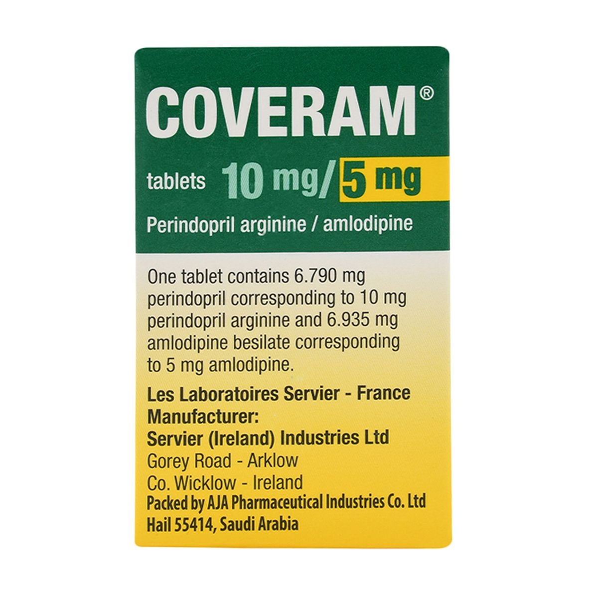 Coveram Coveram 10/5 Tab | Whites