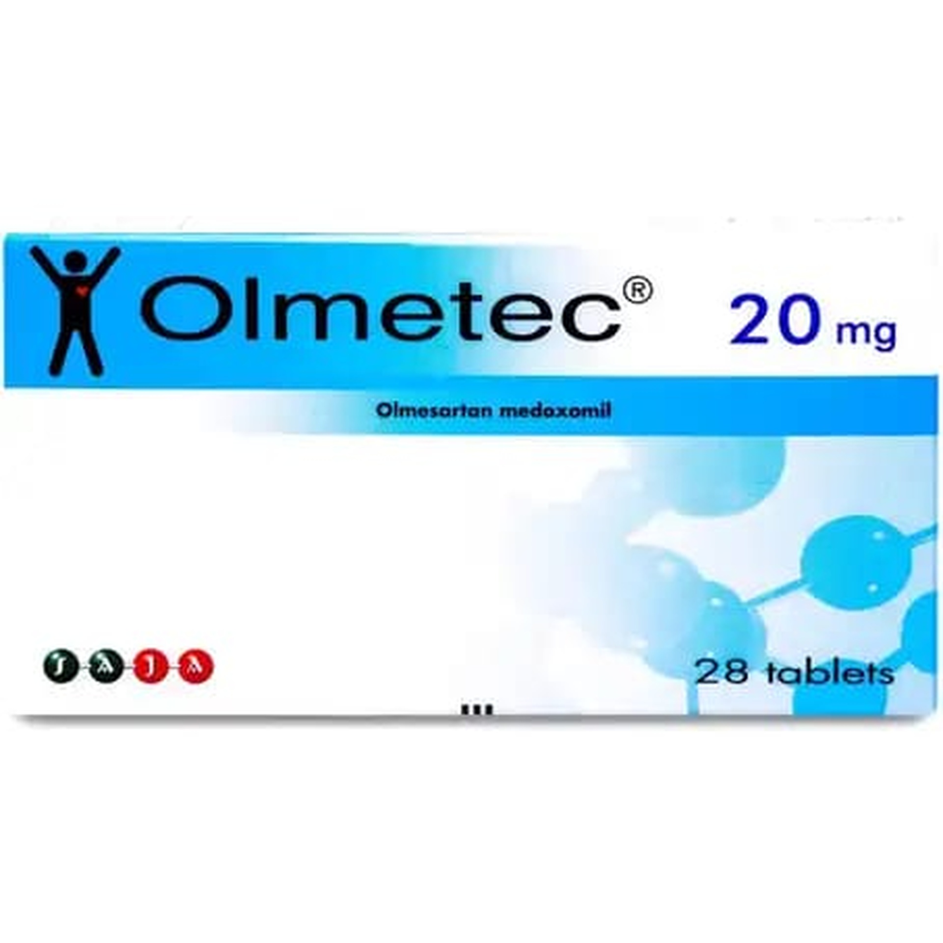 Olmetec 20 Mg Tablet 28Pcs | Whites