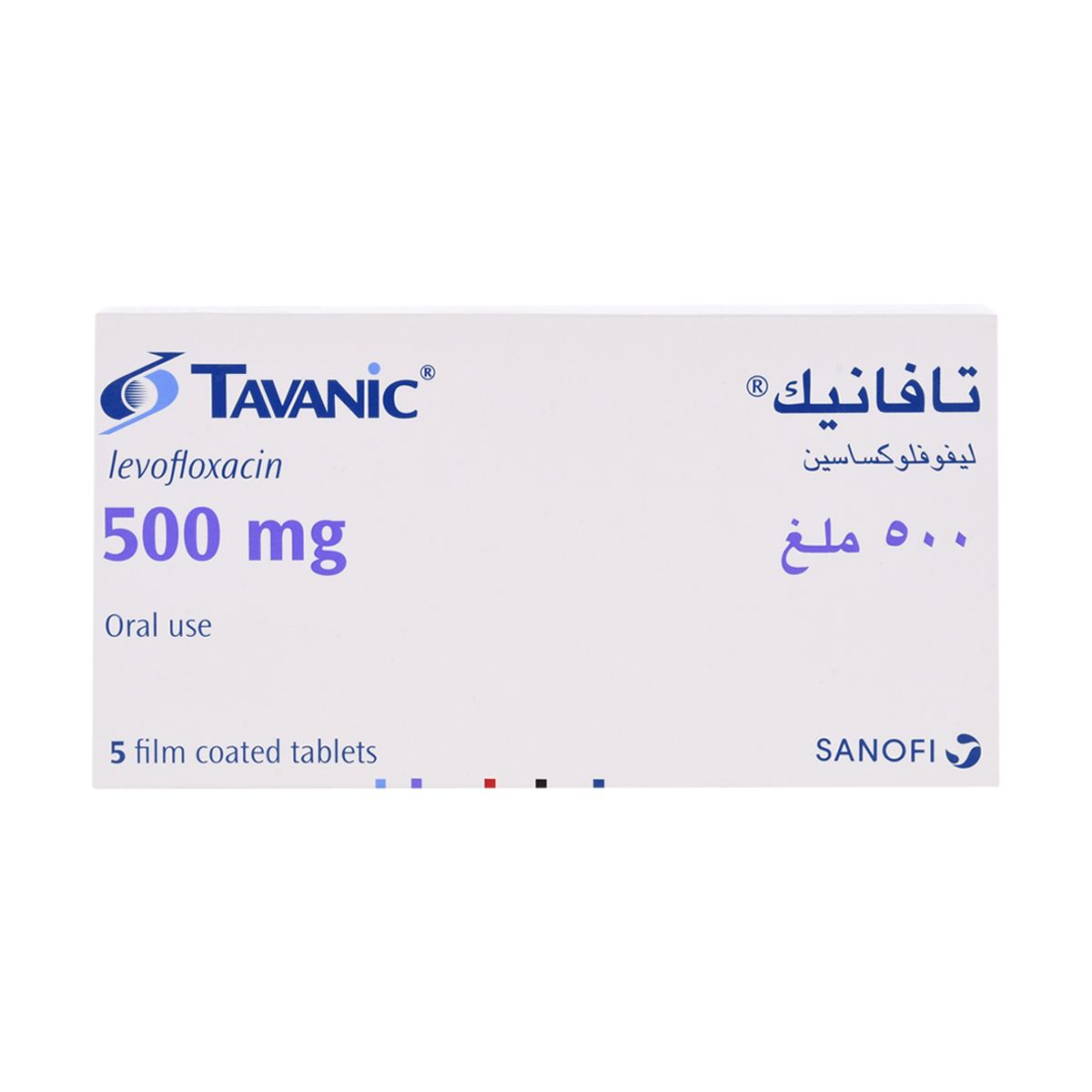 Tavanic 500 Mg- 5 Tablets | Whites