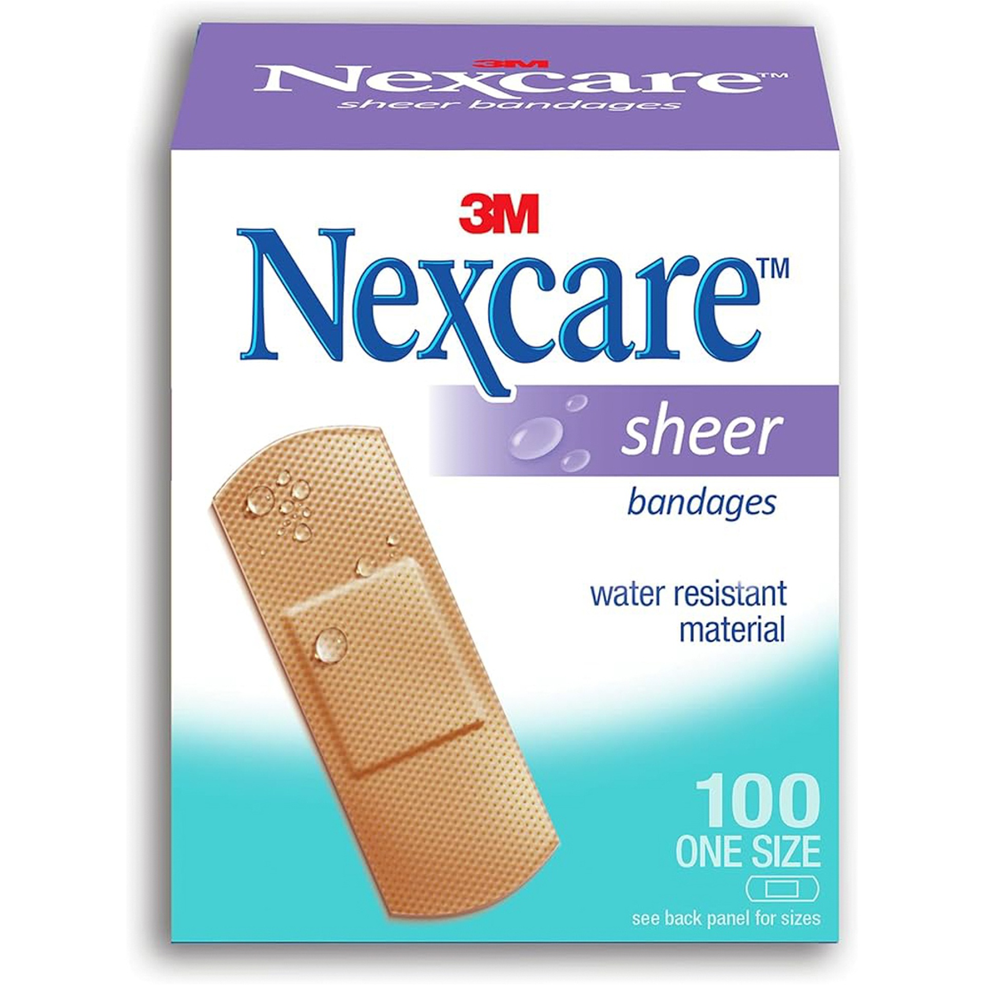 Nexcare 656-100 Sheer Bandages | Whites
