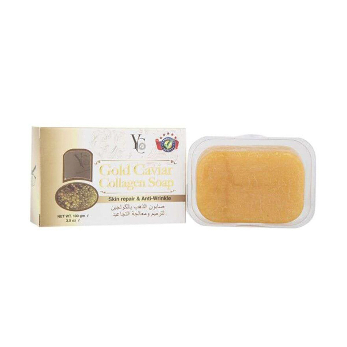 Yc Gold Caviar Collagen Skin Repair & Anti-Wrinkle Soap 100G | Whites