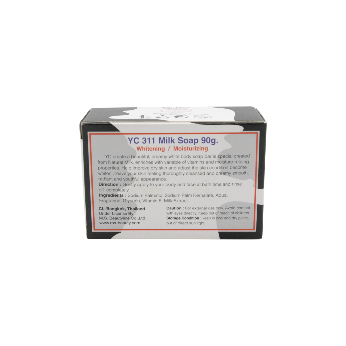 Yc Whitening & Moisturizing Soap Milk 90G | Whites