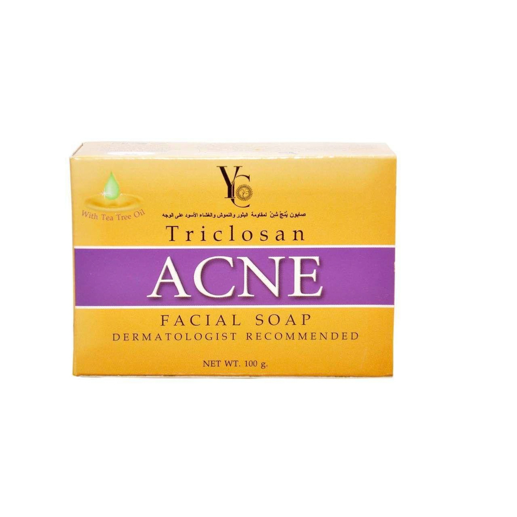 Yc Triclosan Acne Facial Soap | Whites
