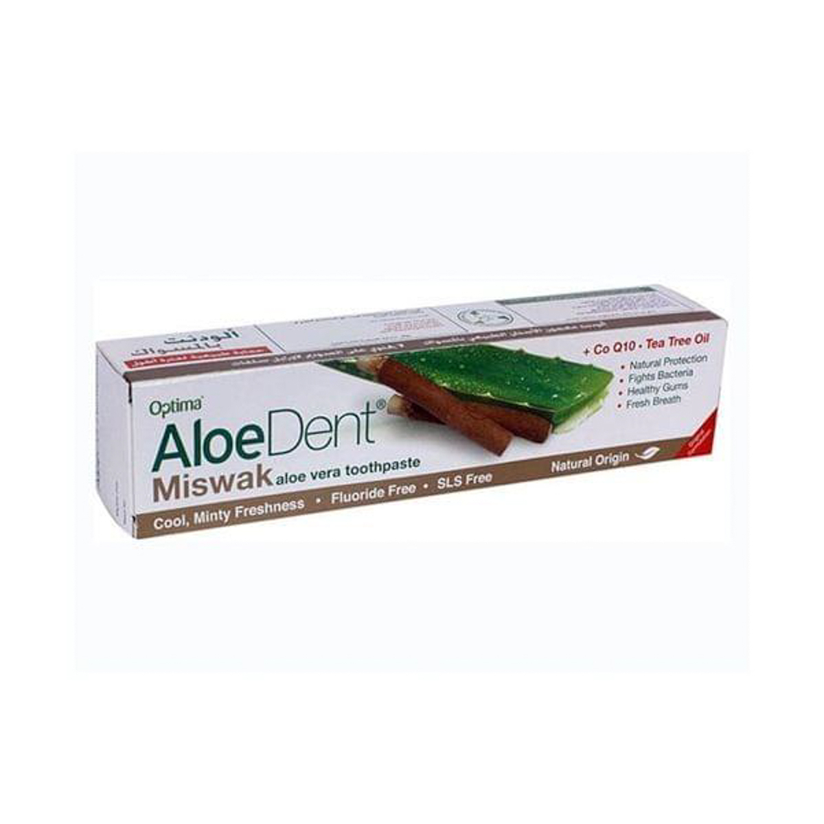 Aloedent Toothpaste Miswak - 100Ml | Whites