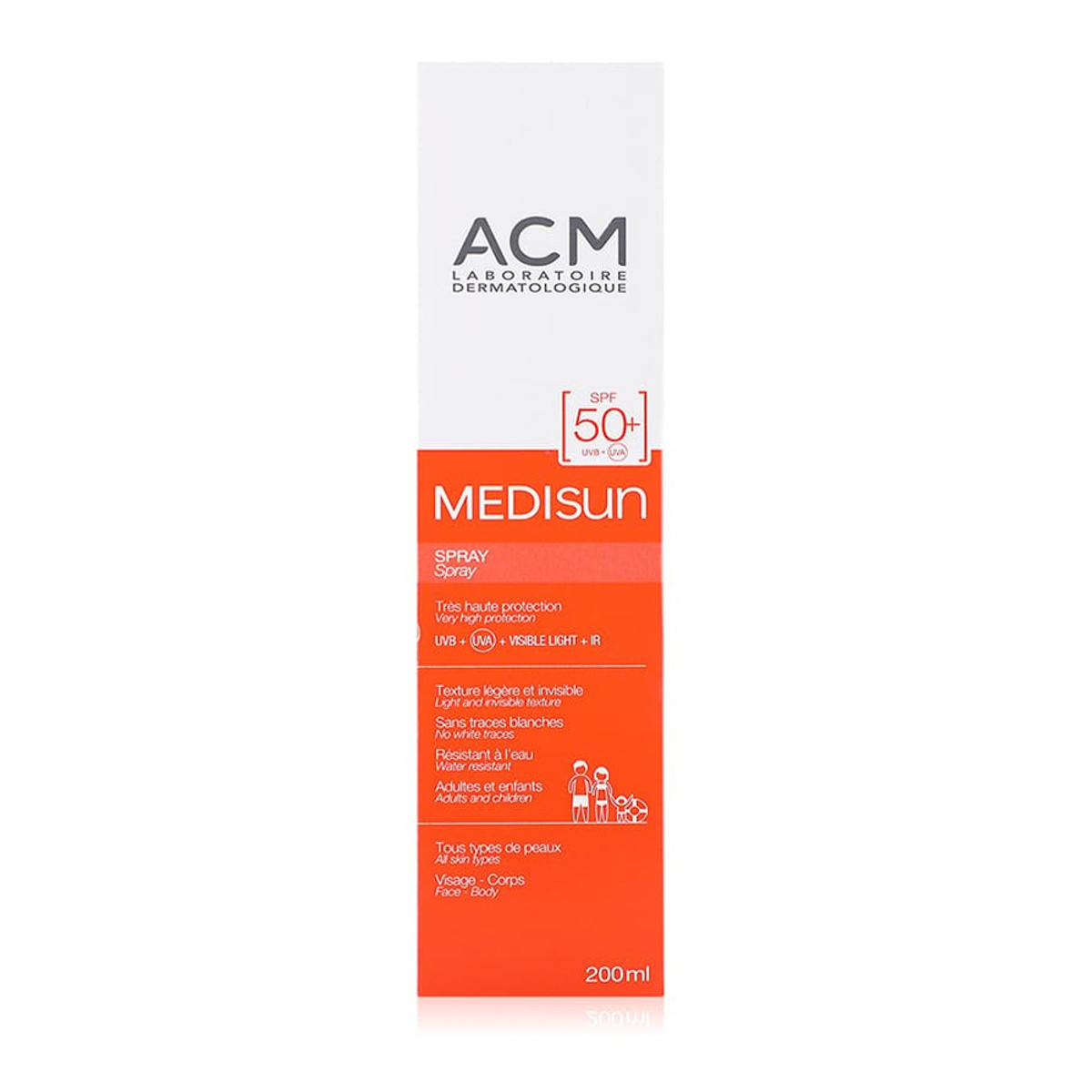 Acm Medisun Spf 50 Spray 200 Ml | Whites