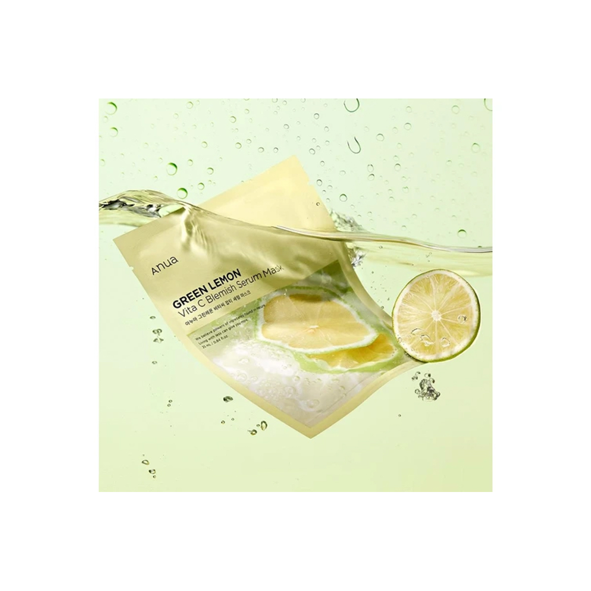 Anua Green Lemon Vita C Blemish Serum Mask 25ml | Whites