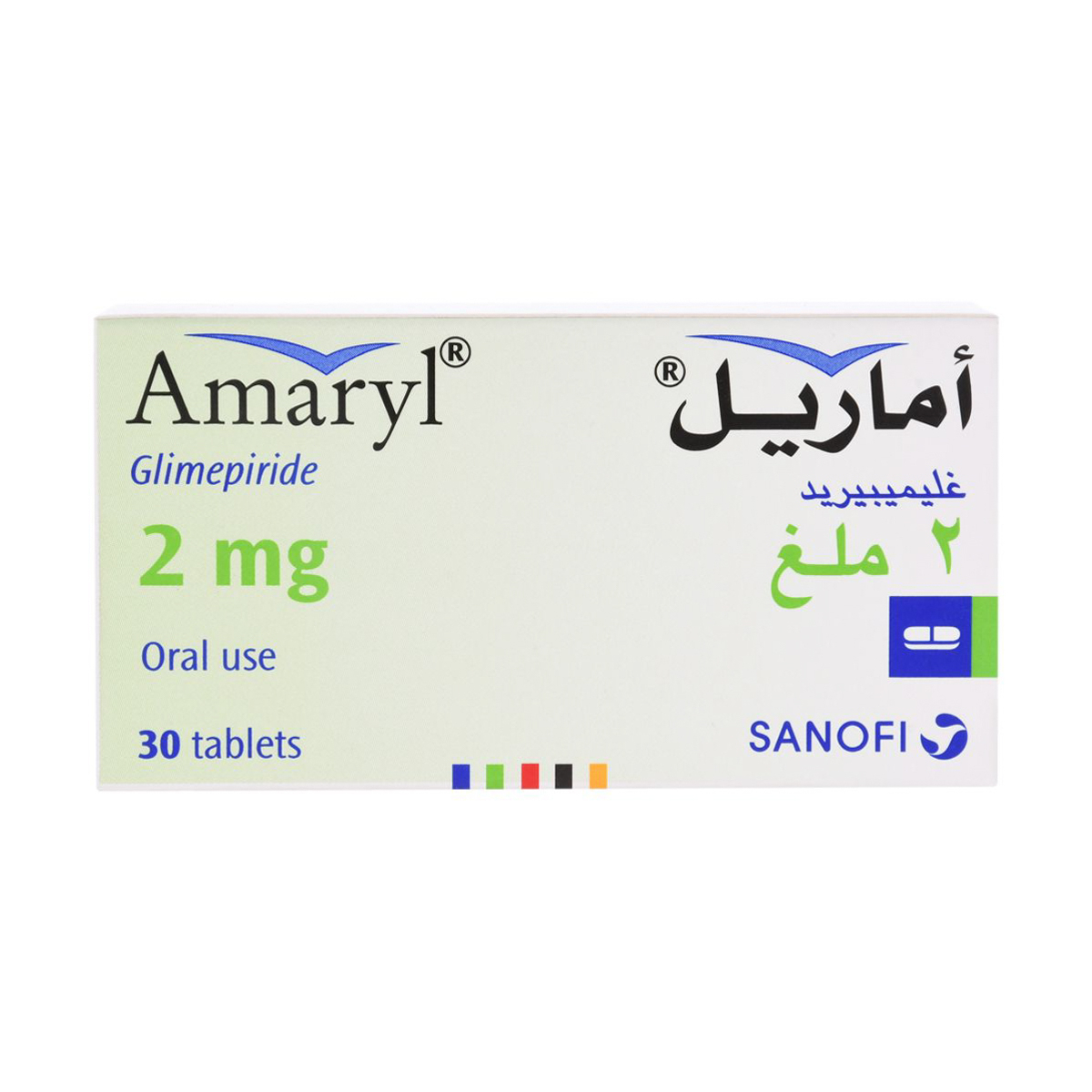 Amaryl 2.0mg 30 Tab | Whites
