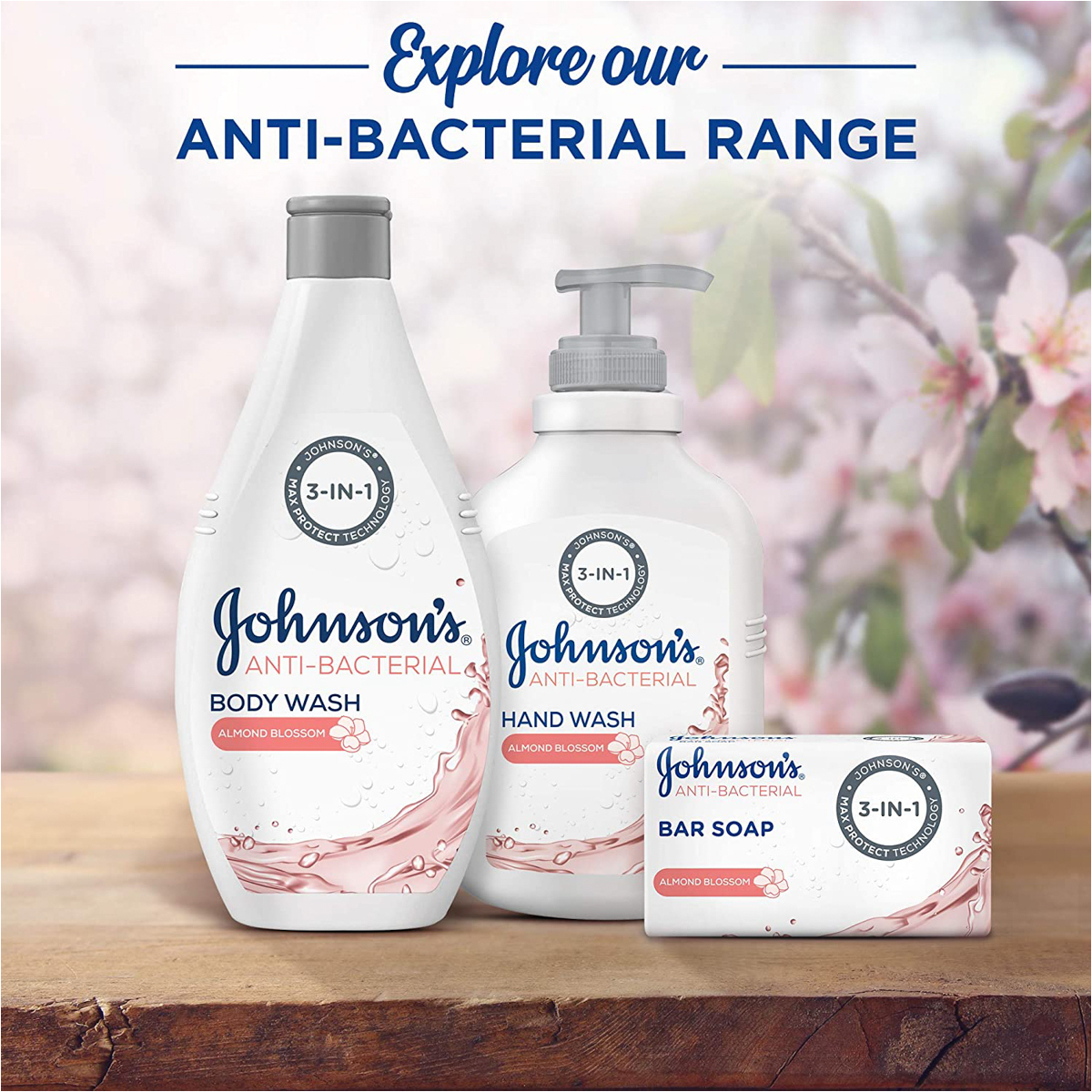 Anti-Bacterial Hand Wash Almond Blossom 300 Ml | Whites