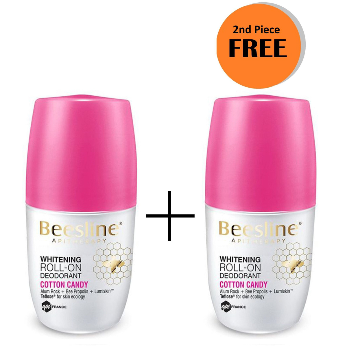 Beesline Roll-On Deo Whitening Cotton Candy 50 Ml (1+1) | Whites