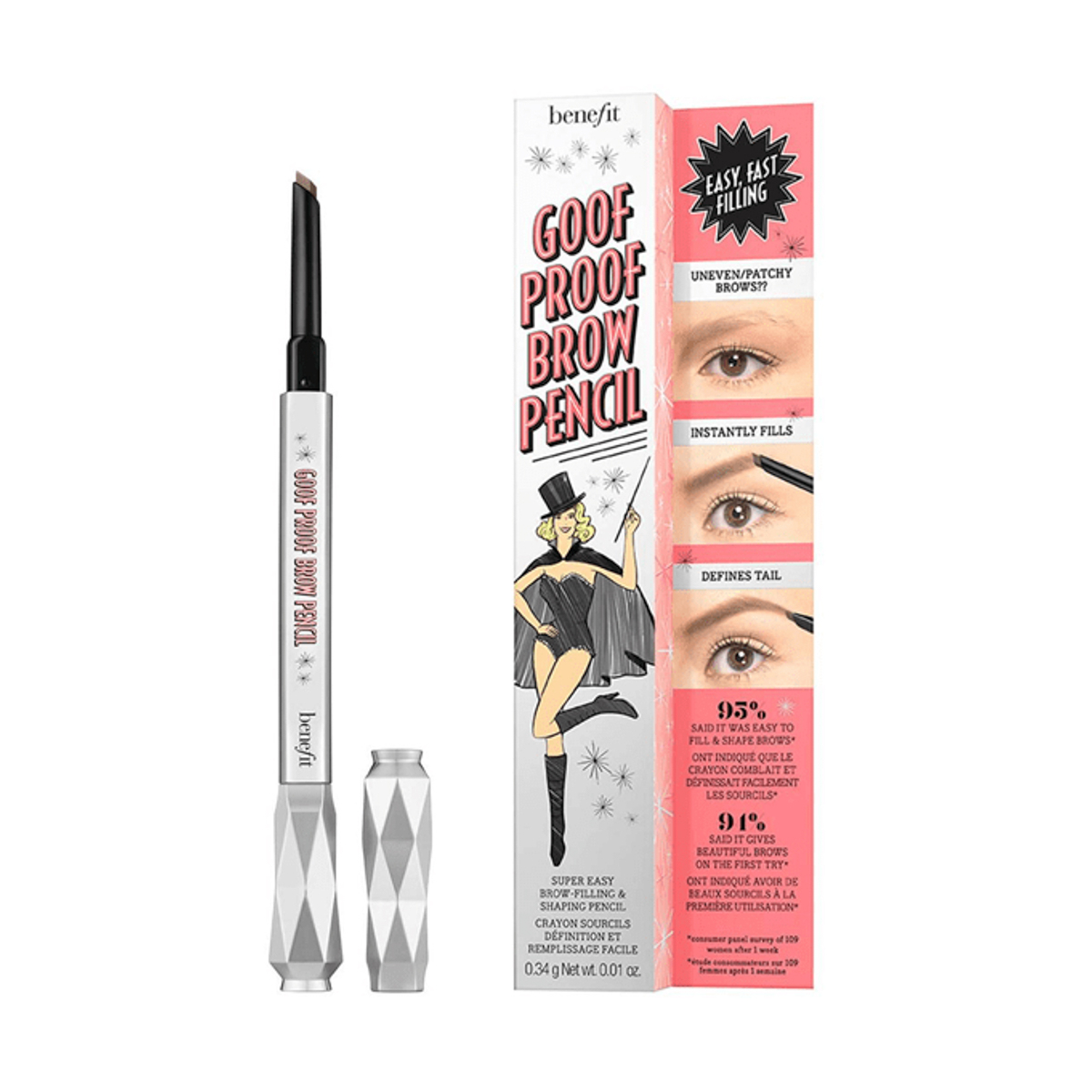 Benefit Goof Proof Easy-To-Fill Eyebrow Pencil | Whites