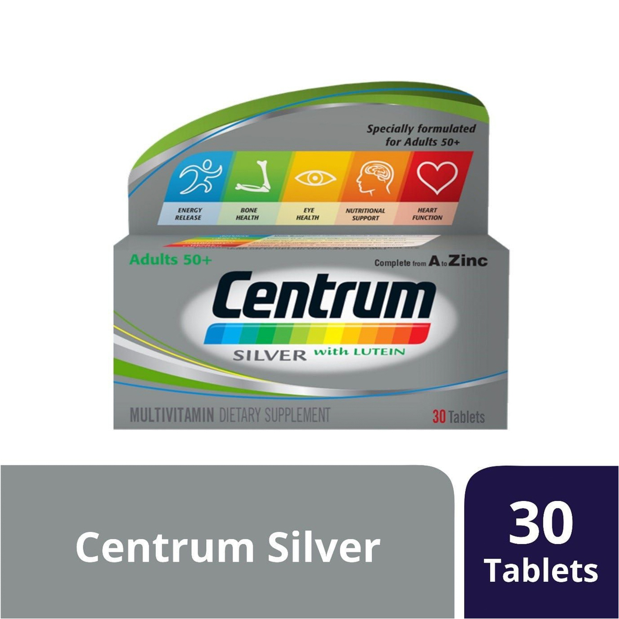 Centrum Silver 30 Tablets. | Whites