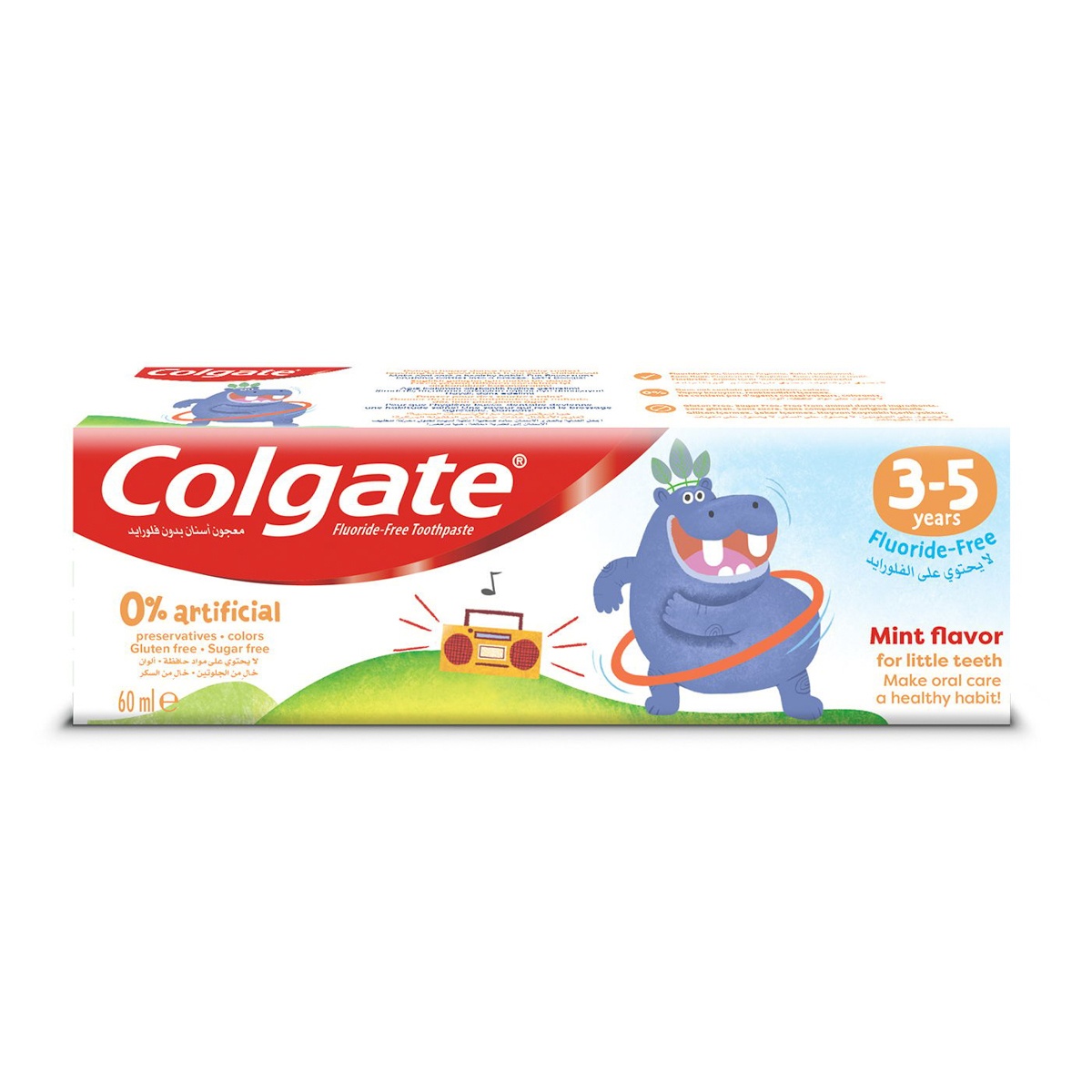 Colgate Kids 0% Artificial 3-5 Toothpaste 60Ml | Whites