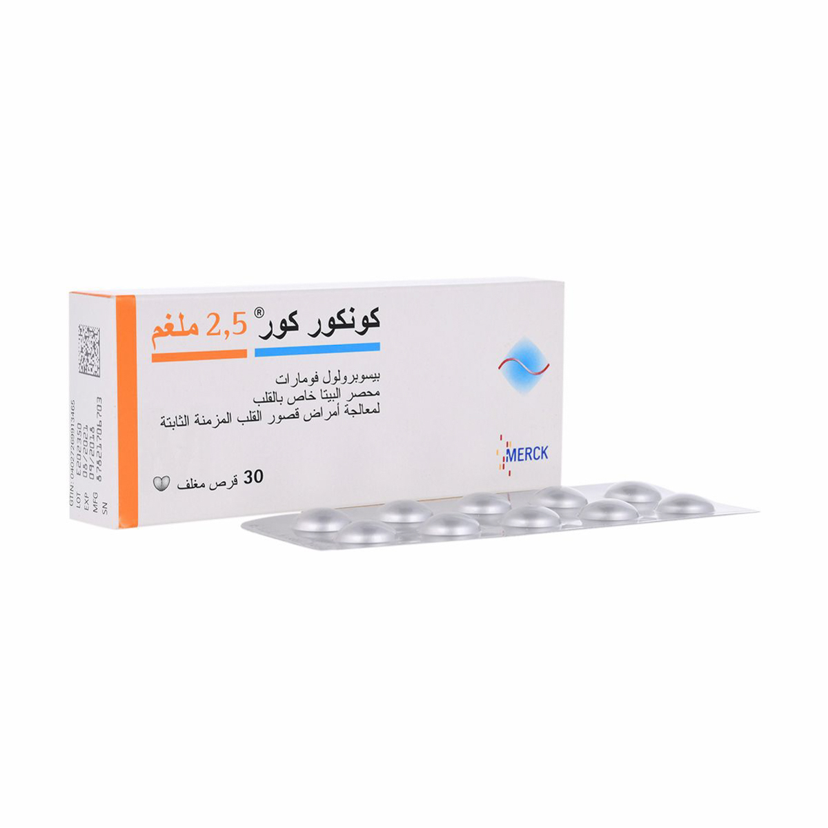 Concor Cor 2.5 Mg 30 Tab | Whites