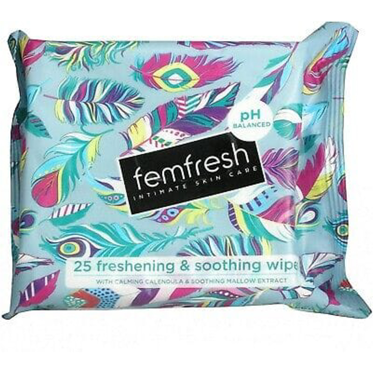 Femfresh Wipes Soothing & Refreshing Feminine - 25Pce | Whites