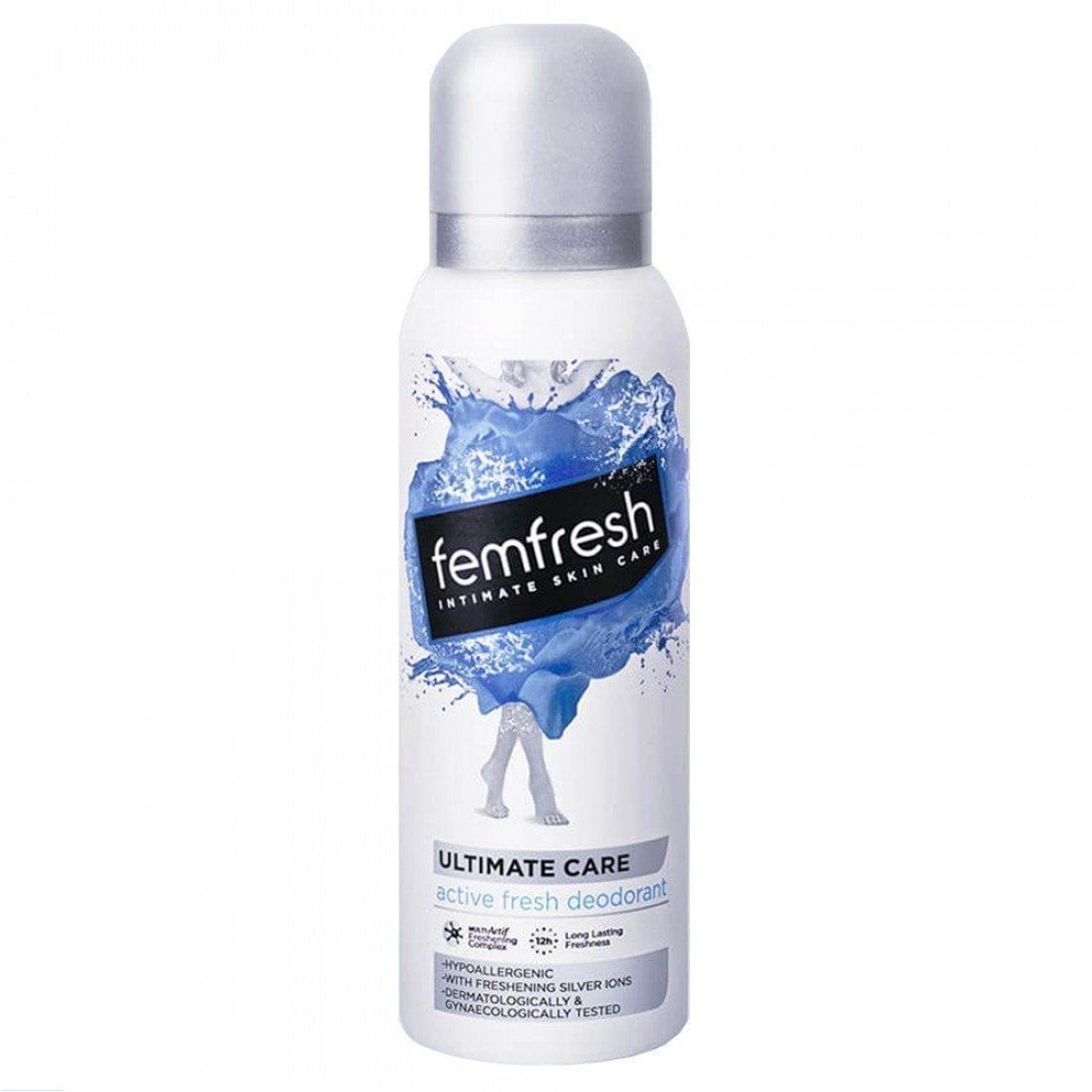 Femfresh Deodorant Active Fresh Ultimate Care 125 Ml | Whites