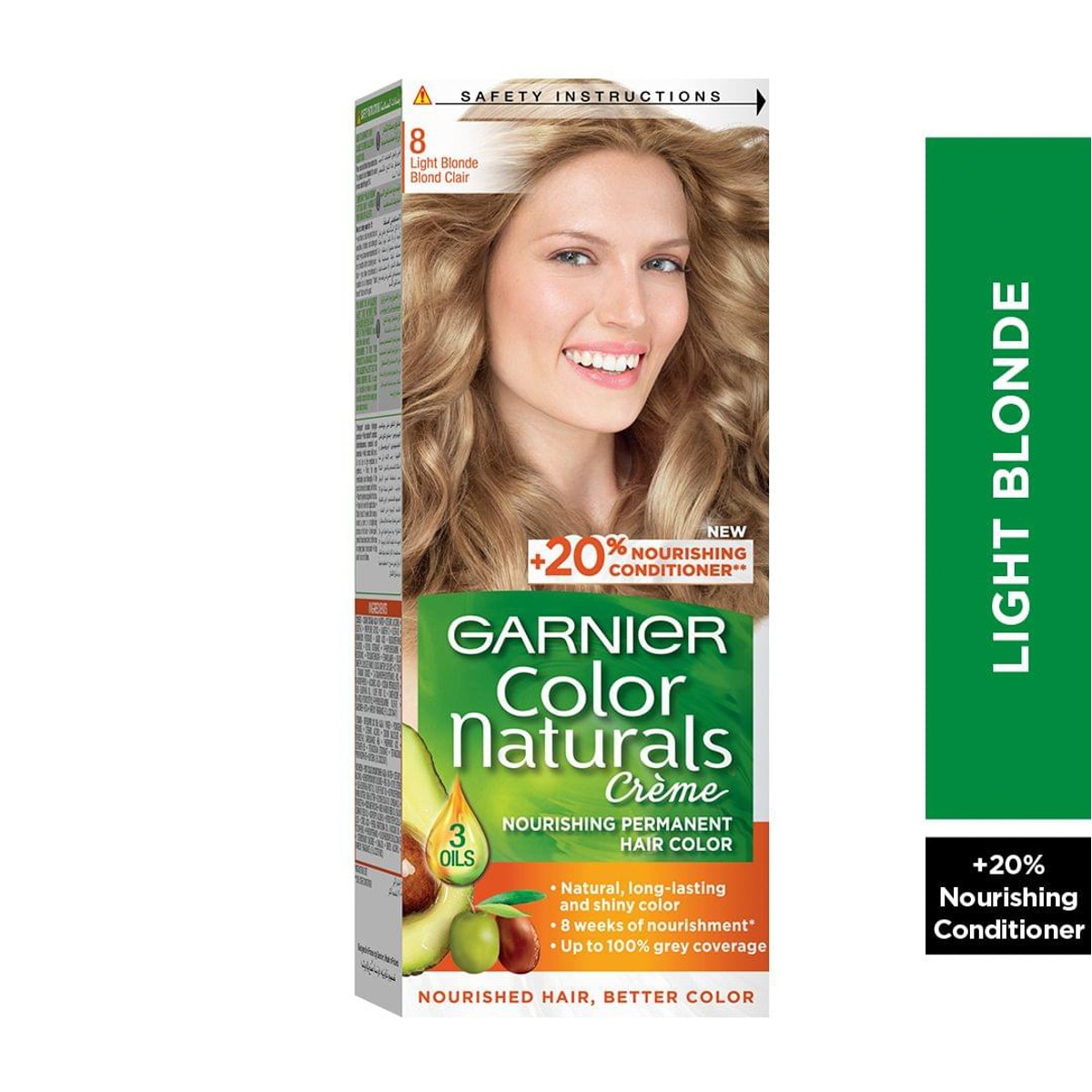 Hair Color Naturals Creme 8 Light Blonde Hair Color | Whites