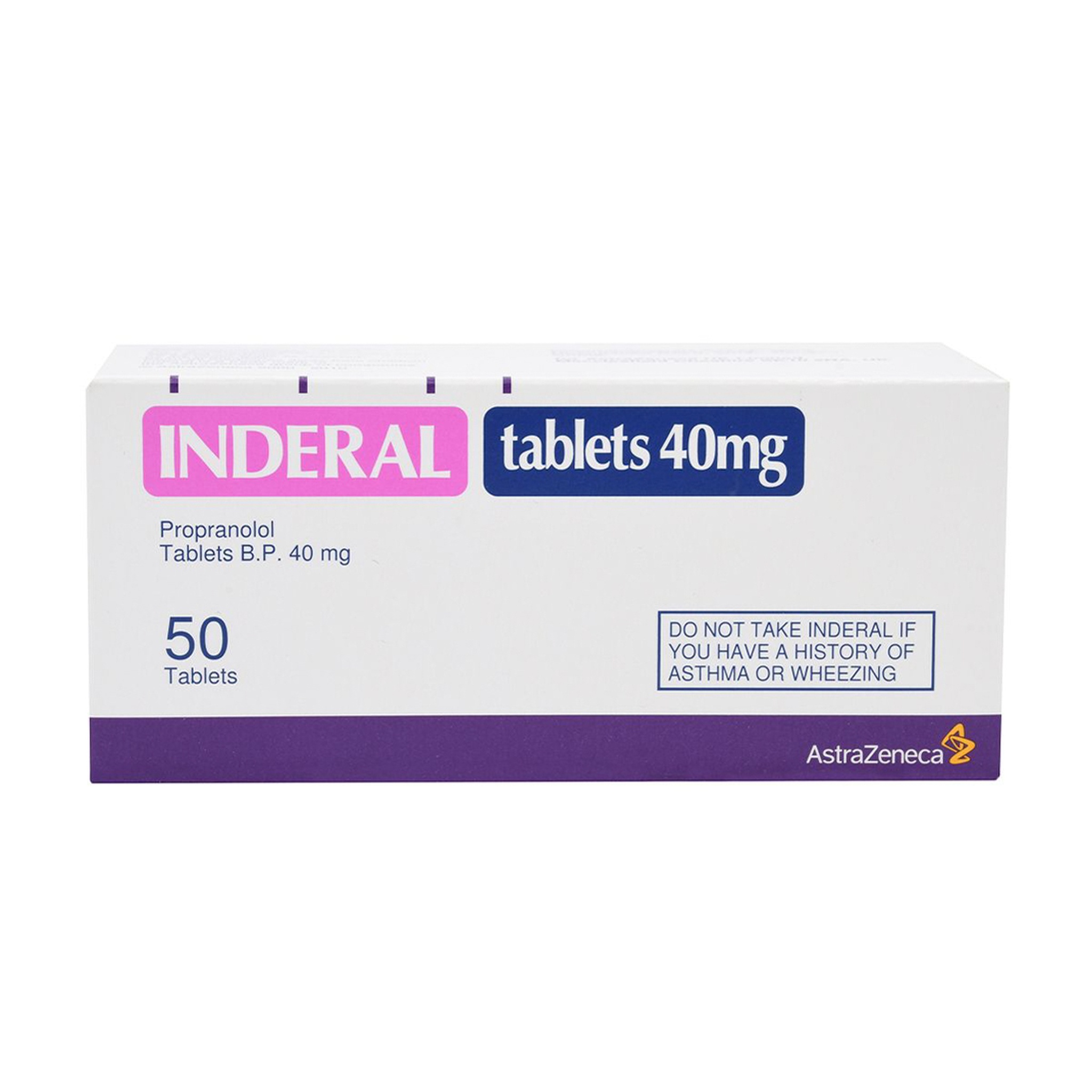 Inderal 40 Mg 50 Tab | Whites