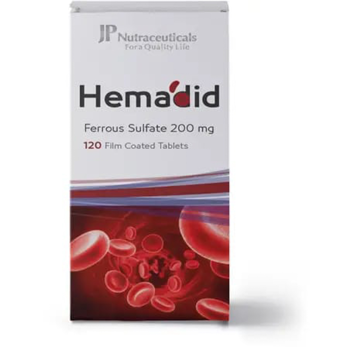 Jp Hemadid 200 Mg, Tablets, Iron Supplement - 120 Tablets | Whites