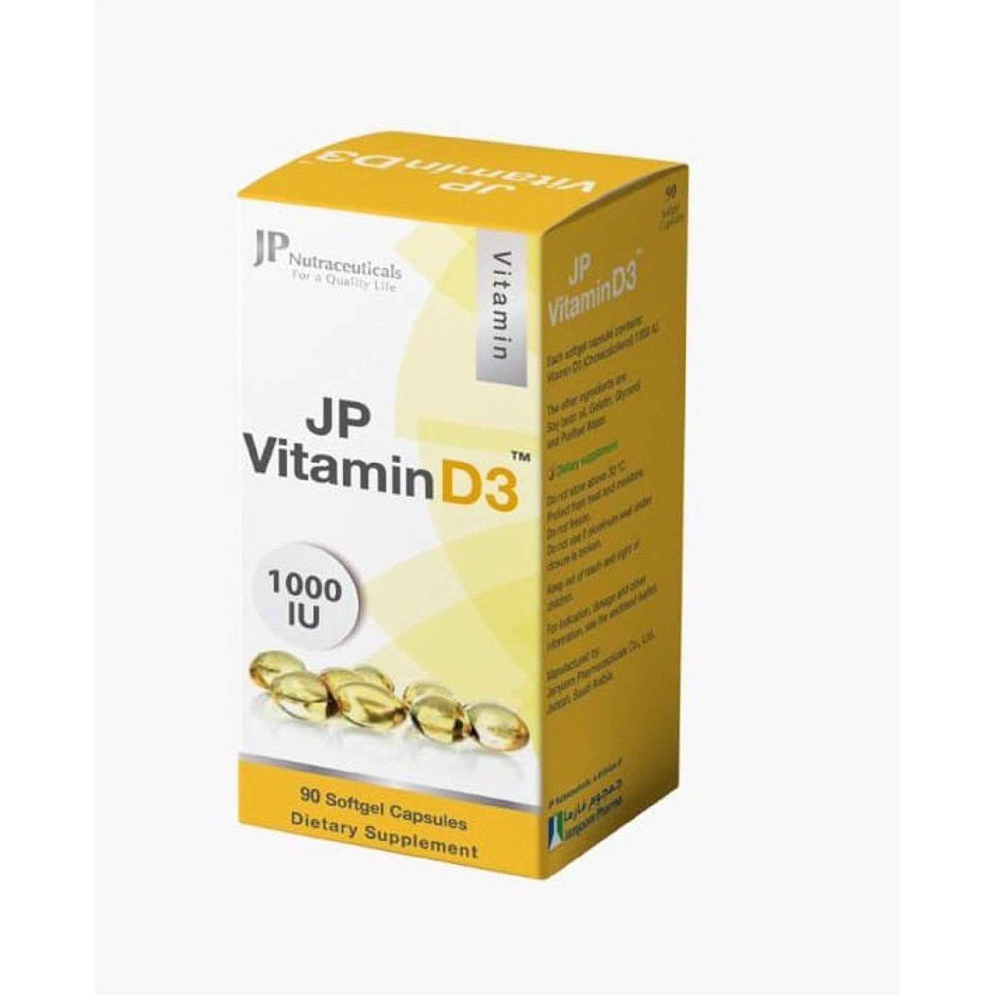 Jp Vitamin D3 1000 Iu, For Bone Health | Whites