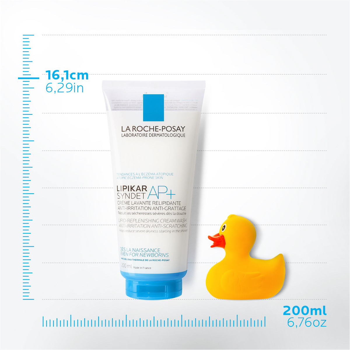La Roche Posay Lipikar Syndet Ap+ Body Wash For Eczema Prone Skin 200 ...