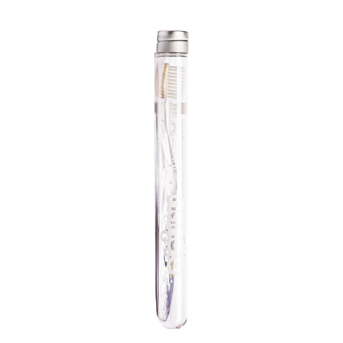 Nano-B Antibacterial Toothbrush With Silver Bristles And Crystal Handle ...