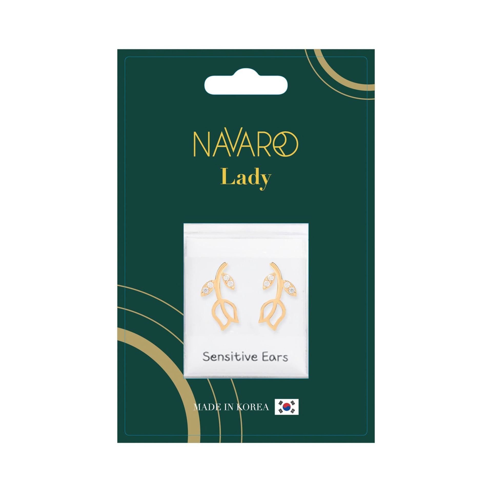 Navaro Earrings Lady - Nel-G02 Elegant Sparkle | Whites