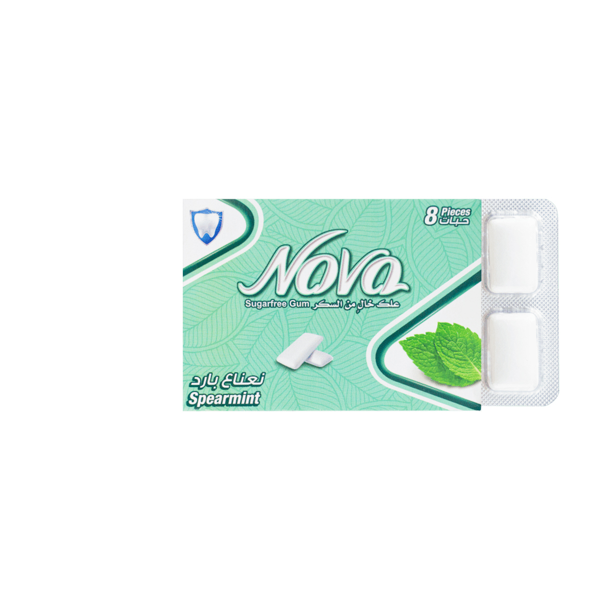 Nova Spearmint Sugar-Free Chewing Gum | Whites