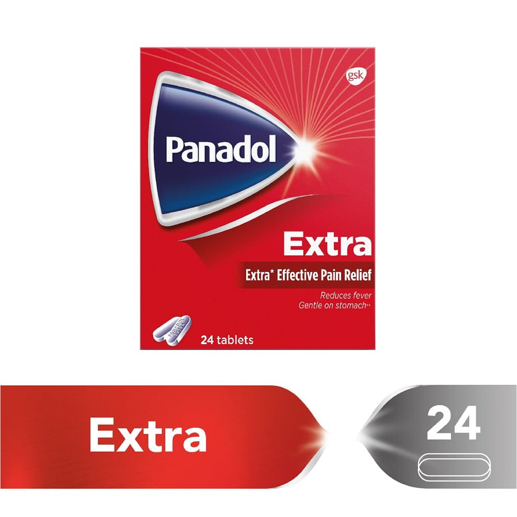 Panadol Extra 500Mg 24Tablets | Whites