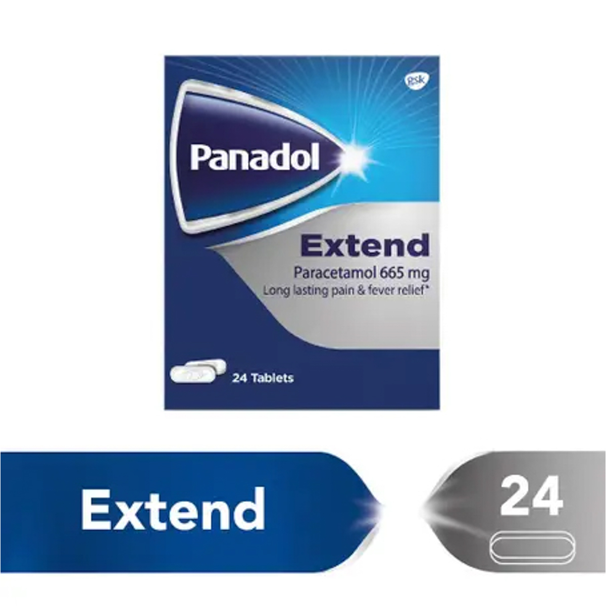 Panadol Extend 665 Mg Tablet 24Pcs | Whites