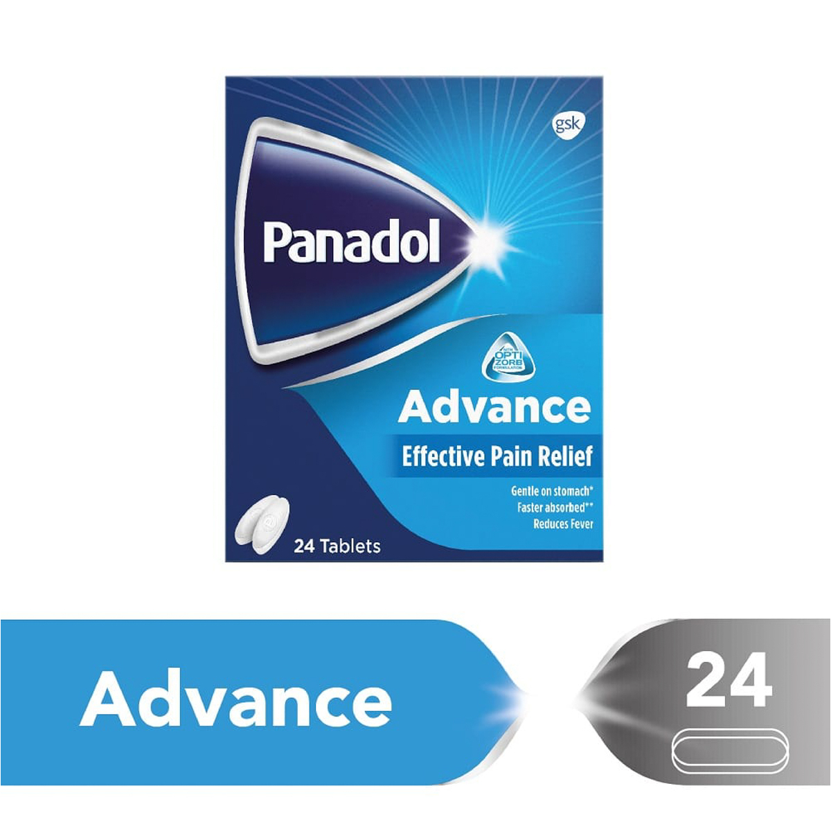 Panadol Advance - 24 Tabs | وايتس
