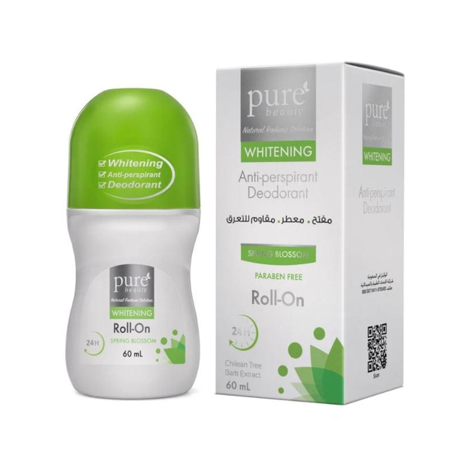 Purebeauty Antiperspirant Spring Flower 60Ml | Whites