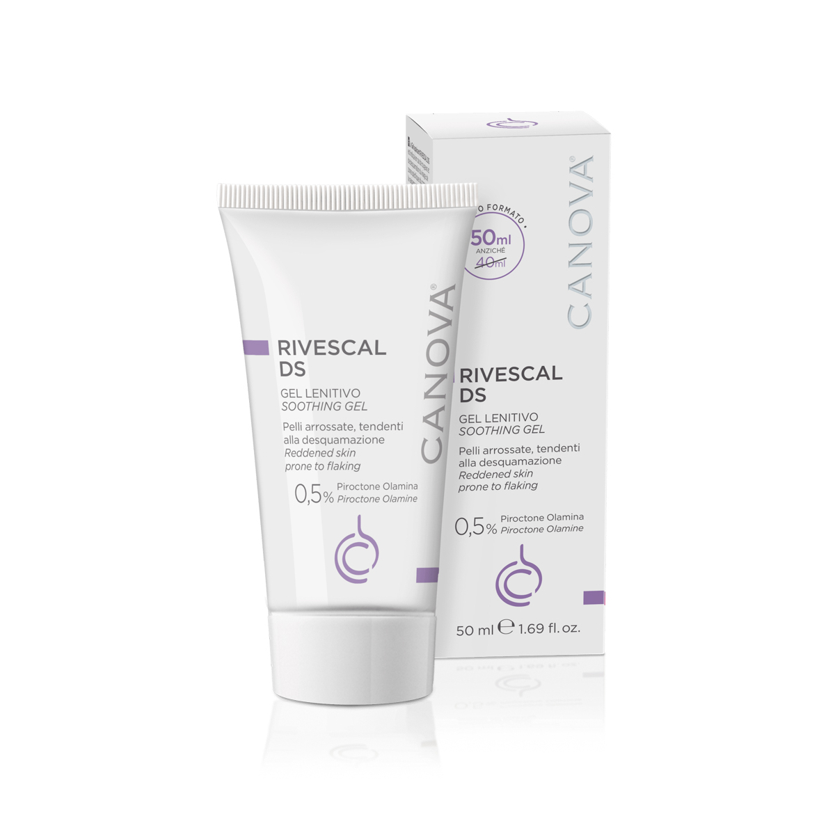 Rivescal Ds Soothing Gel 50Ml Tube | Whites