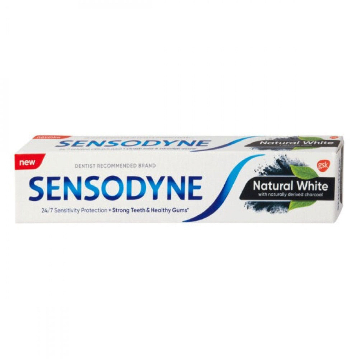 Sensodyne Natural Whitening Toothpaste With Charcoal 75Ml | Whites