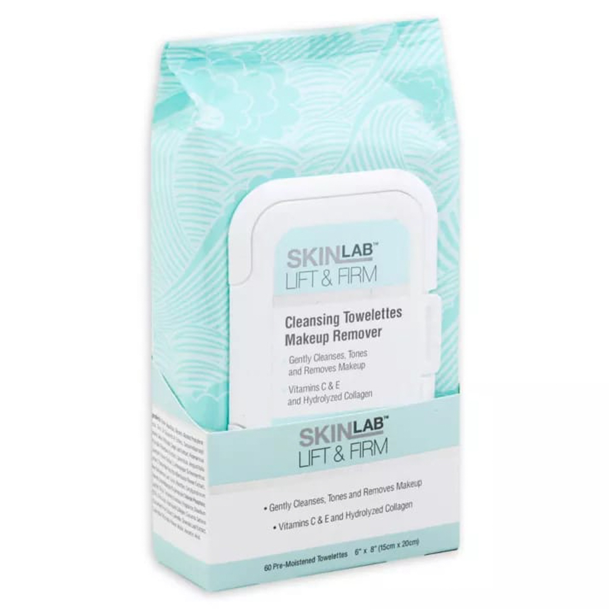 Skinlab Lift And Firm Makeup Remover Cleansing Towellettes | Whites