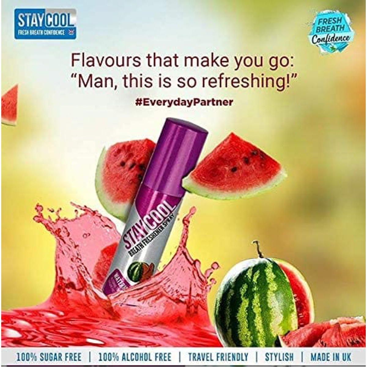 Stay Cool Mouth Freshener Watermelon 20Ml | Whites