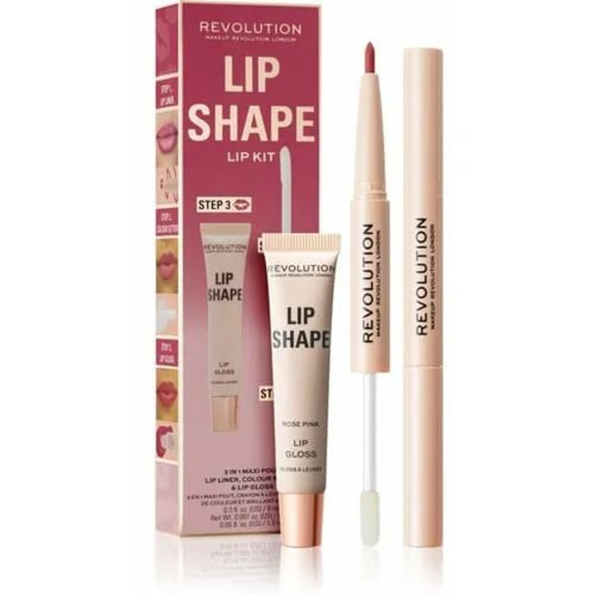 Makeup Revolution Lip Shape Kit | Whites
