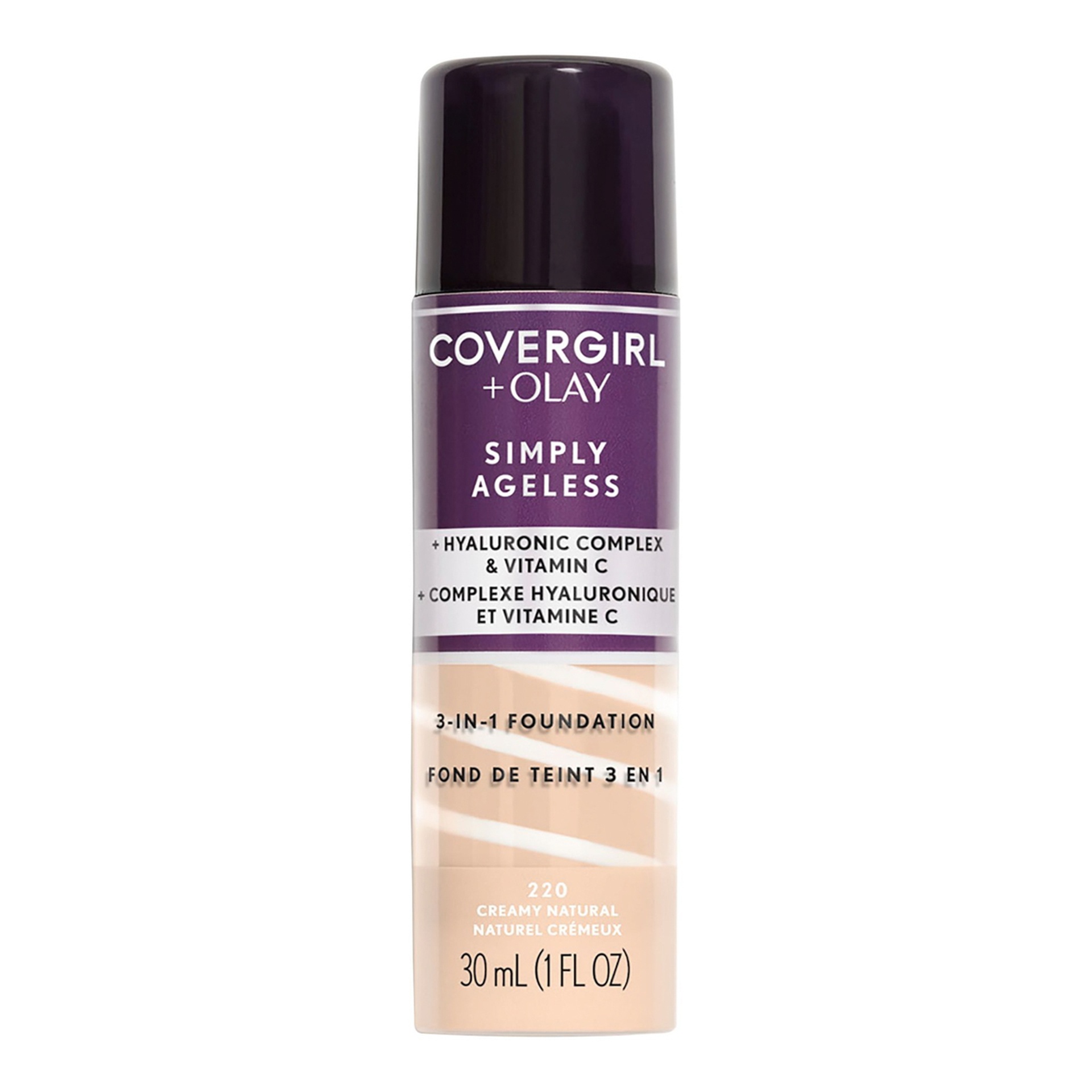 Covergirl + Olay Simply Ageless 3-In-1 Liquid Foundation | Whites