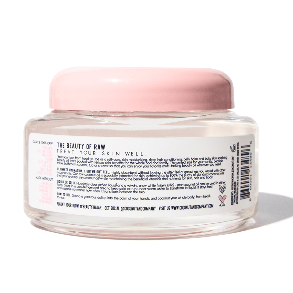 Coco & Co 100% Natural Coconut Oil./. Multi-Use, 400 Ml | Whites
