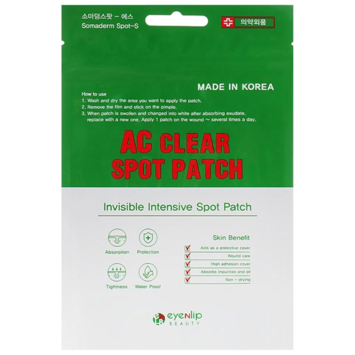 Eyenlip Ac Clear Acne Patches 24 Patch | Whites