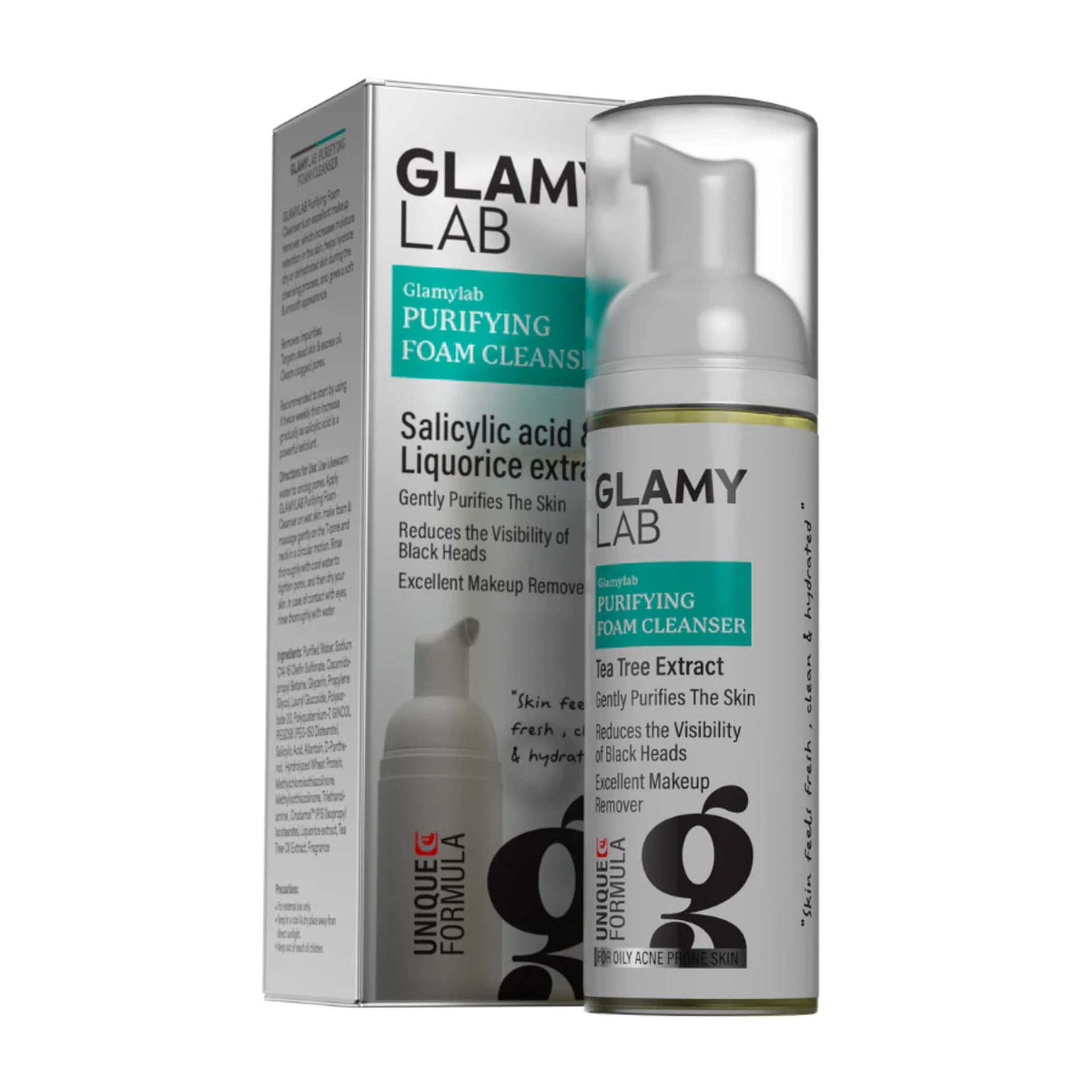 Glamy Lab Purifying Cleanser Foam 150 Ml | Whites