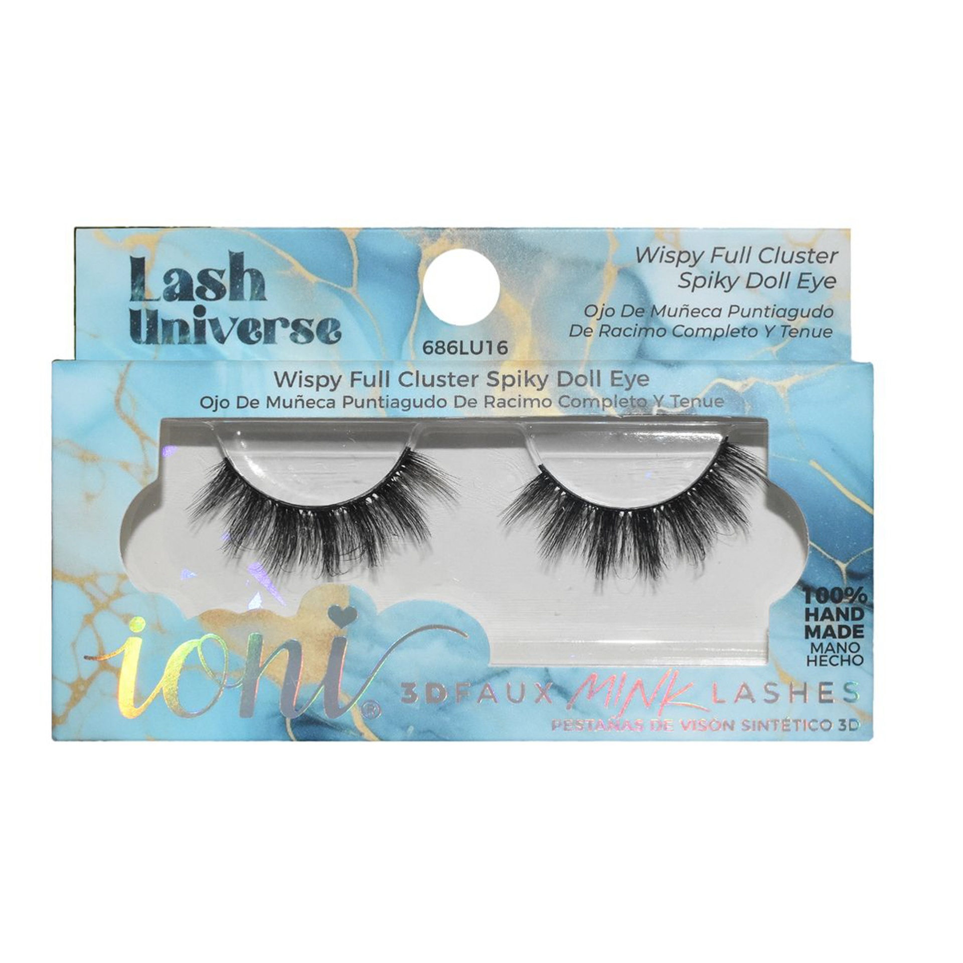 Ioni Lash Universe Lu16 3D Faux Mink | Whites