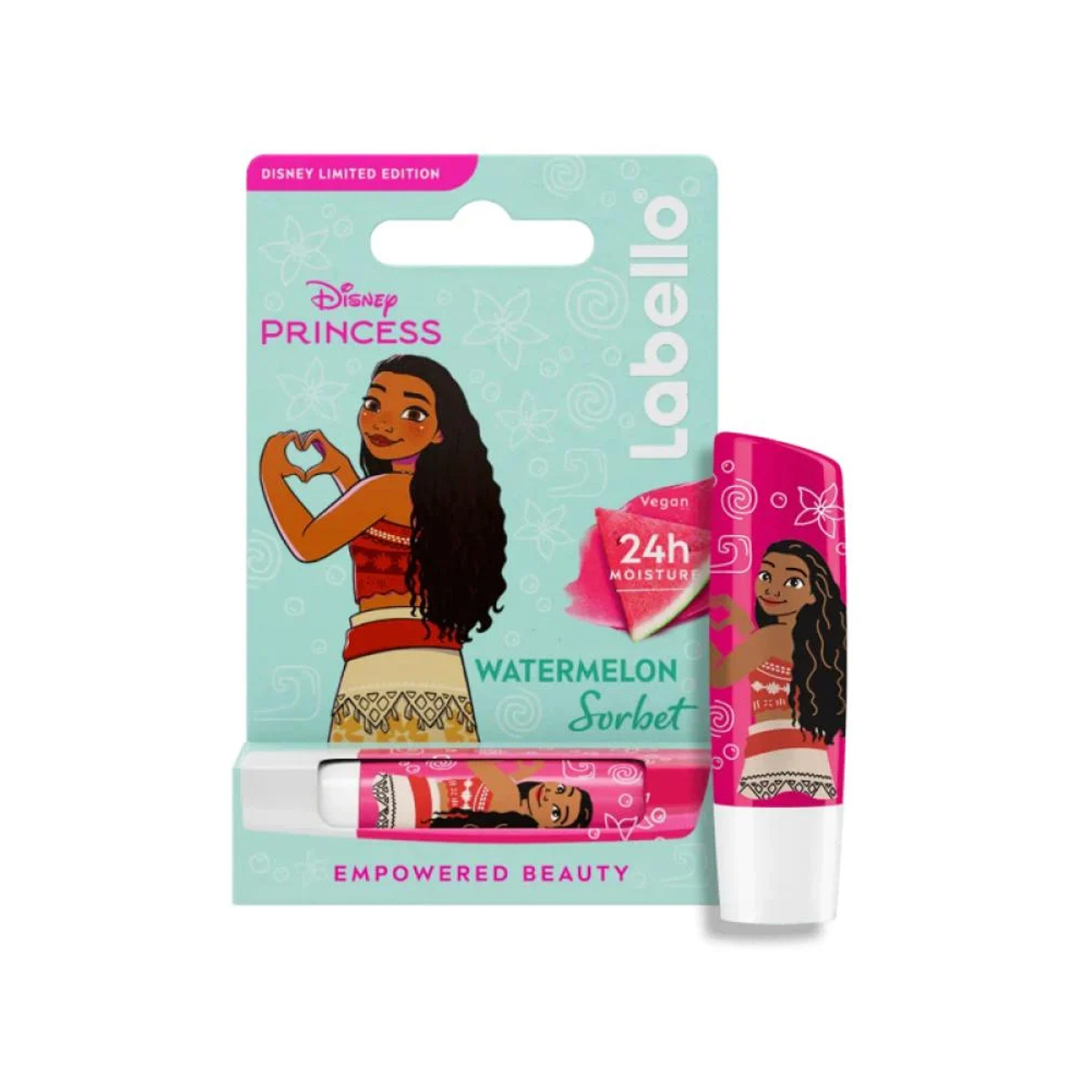 Labello Disney Princess Moana Watermelon Sorbet Lip Balm 4.8g | Whites