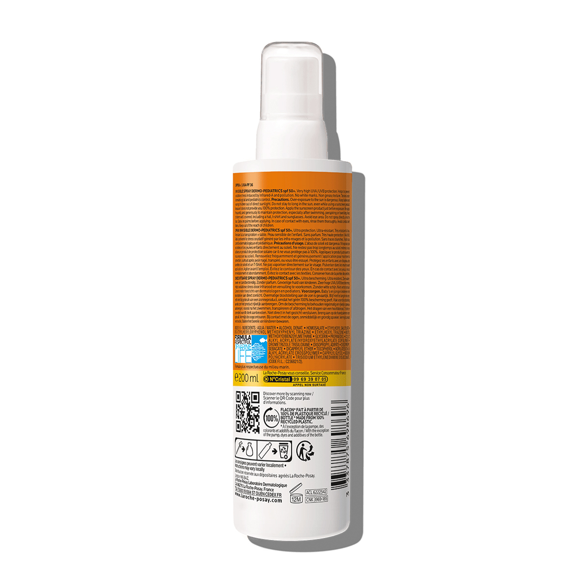 La Roche-Posay ROCHE POSAY Anthelios Shaka Kids spf 50 Spray 200 ml ...