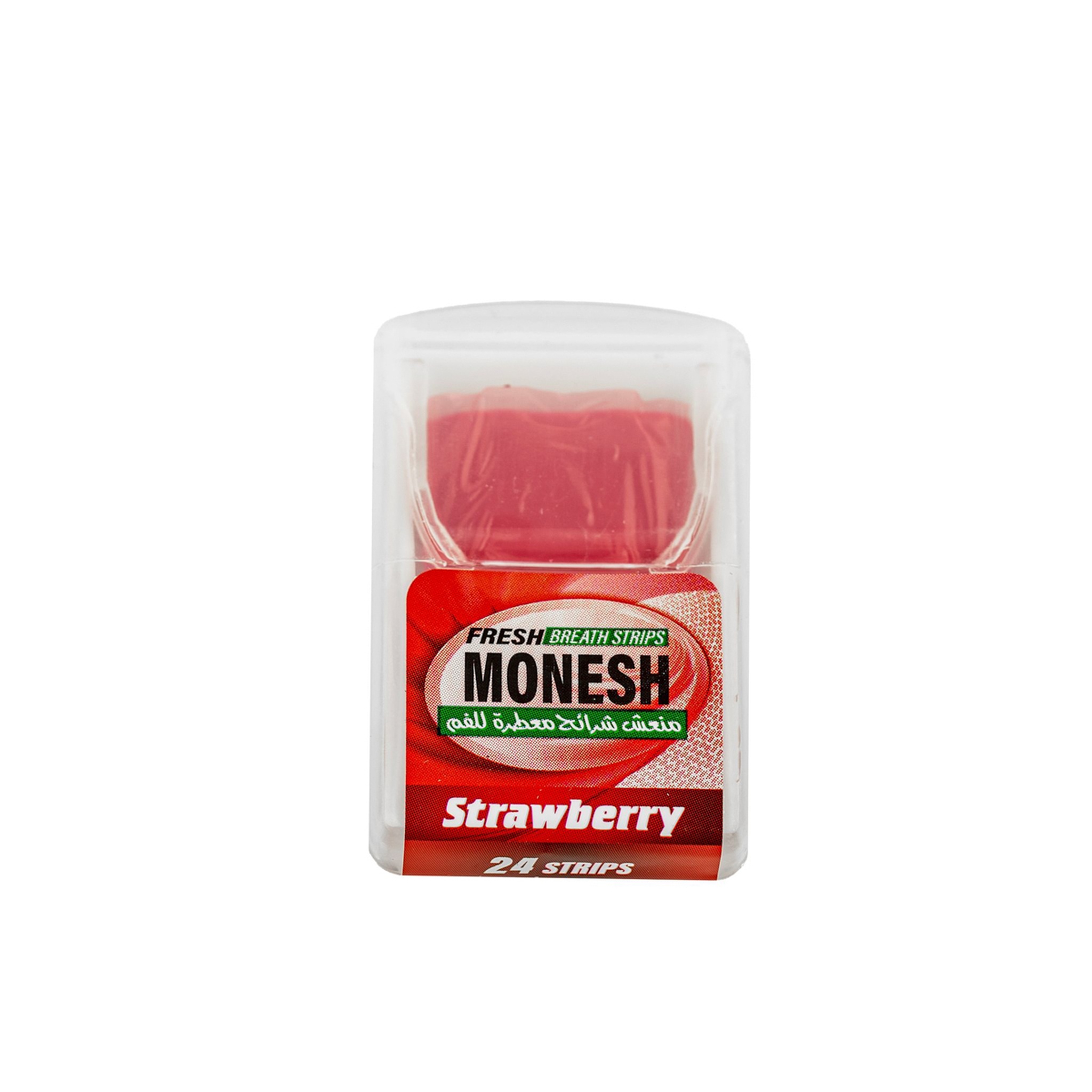 Monesh Fresh Breath Strips Strawberry 24 piece | Whites