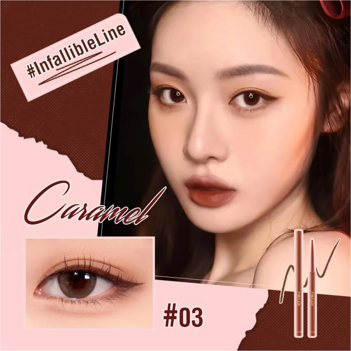 Pink Flash Gel Eyeliner Pencil | Whites