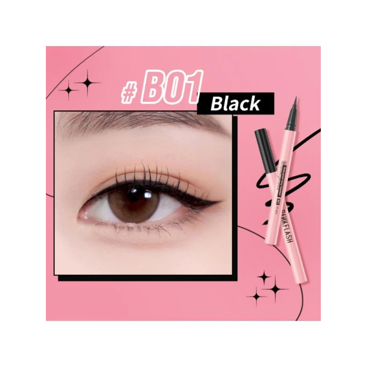 Pink Flash Liquid Eyeliner | Whites