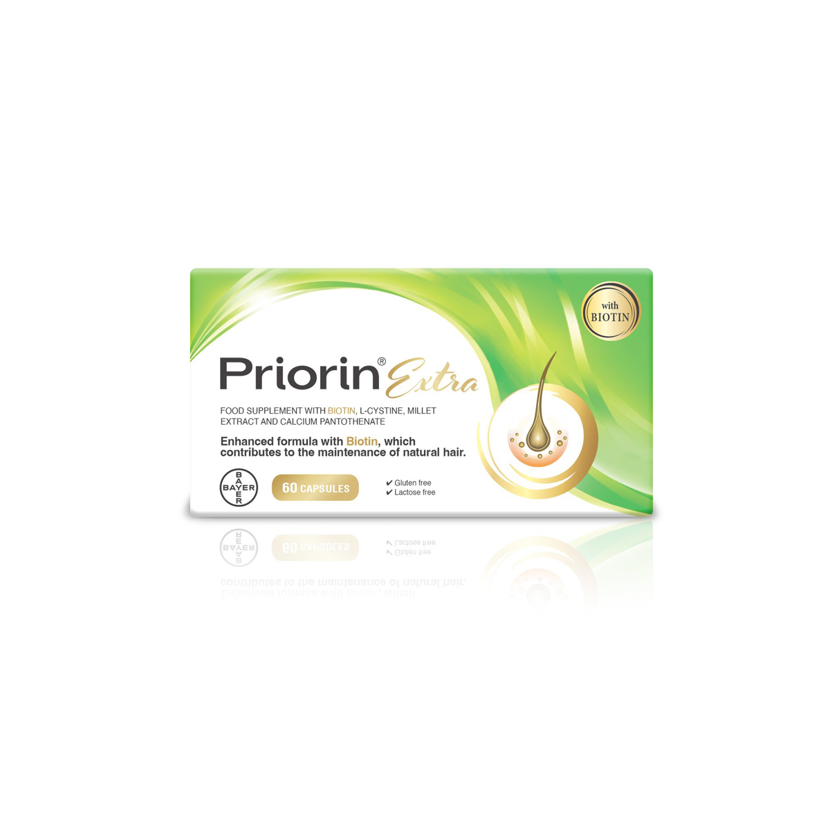 Priorin Extra With Biotin 60 Caps | Whites